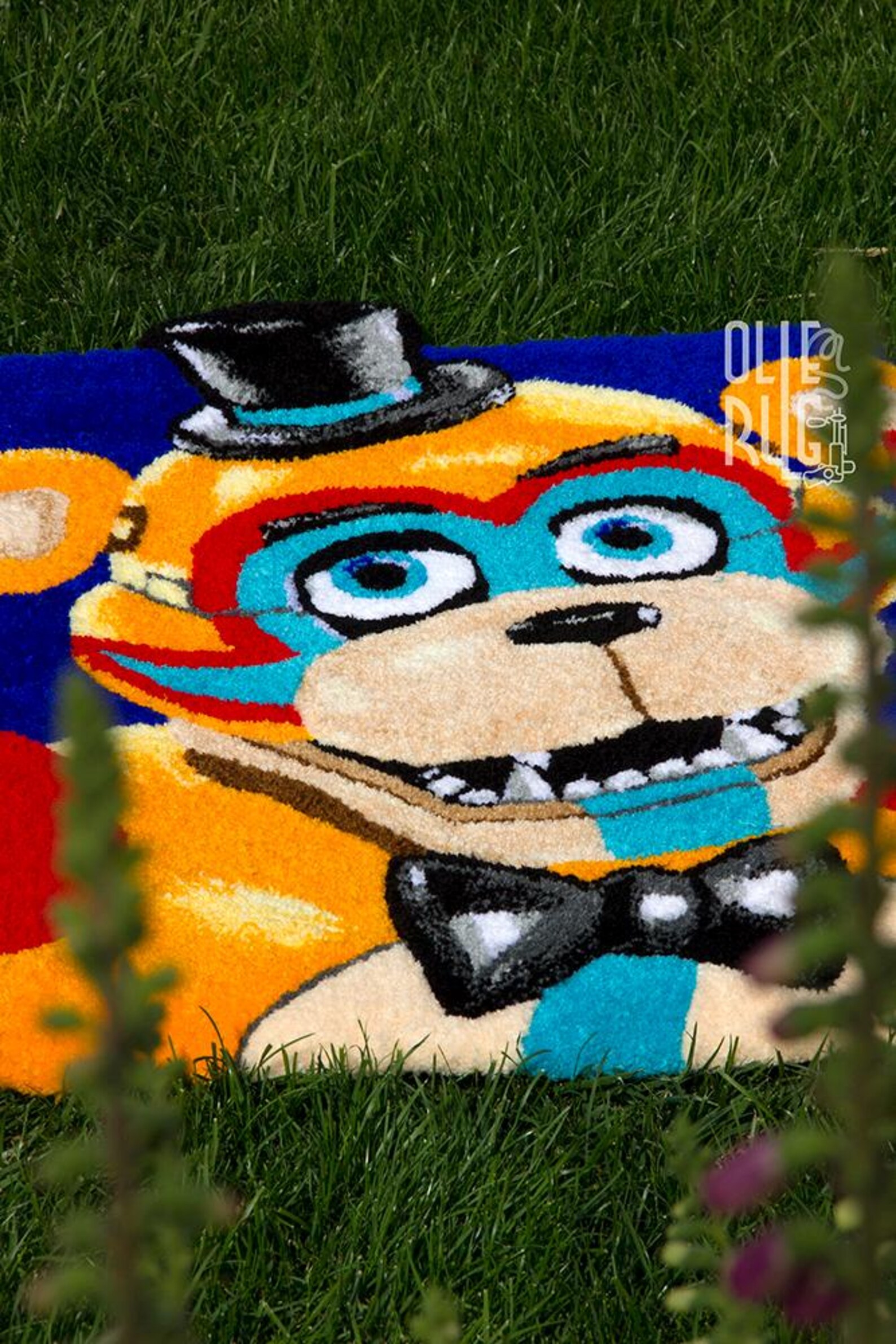 Glamrock Freddy FNAF Security Breach - Tufting RUG, Custom Rugs ...
