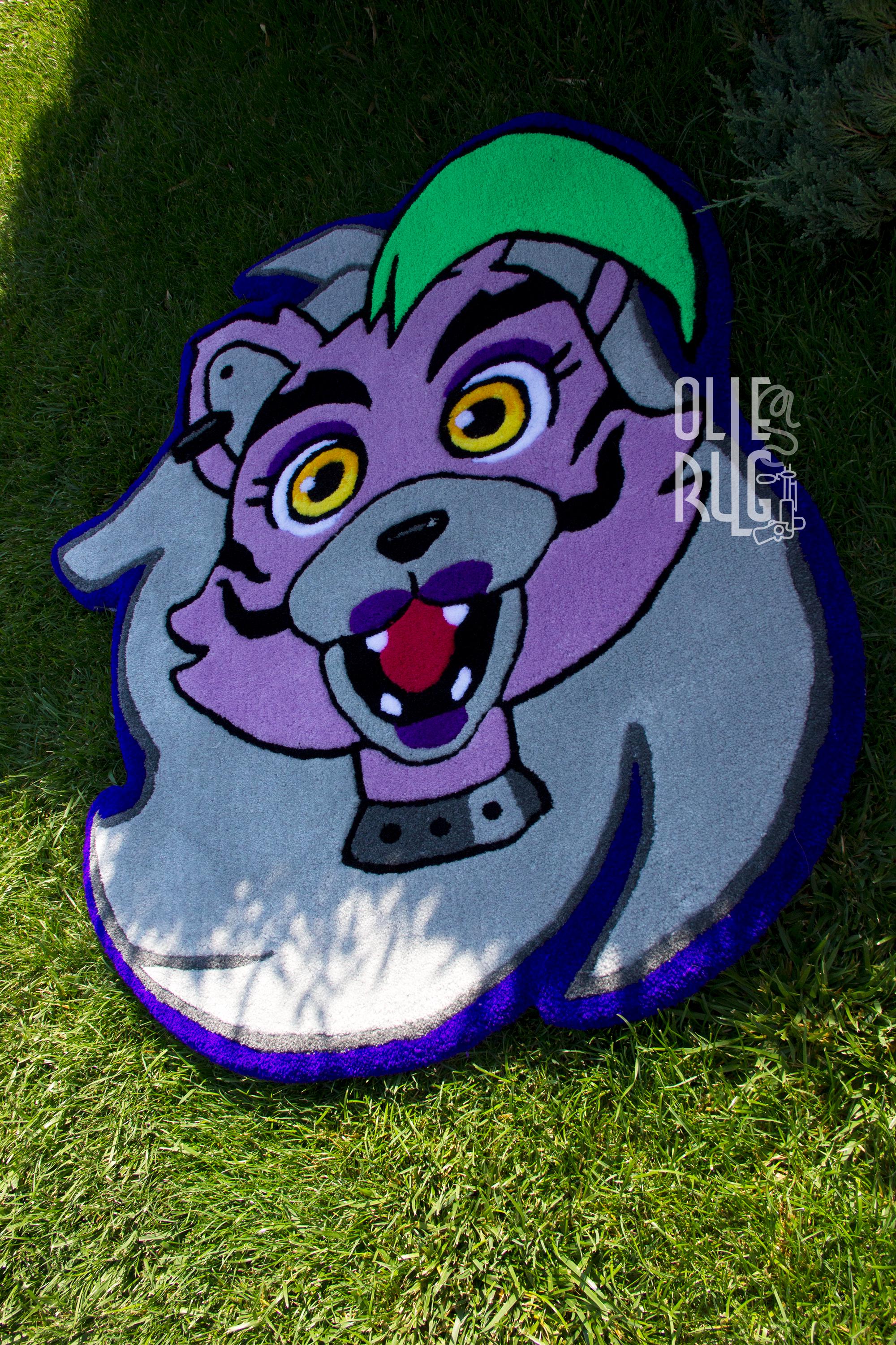 Roxanne Wolf - FNAF Tufted Floor Rug - Gamer Bedroom Carpet - Handmade ...