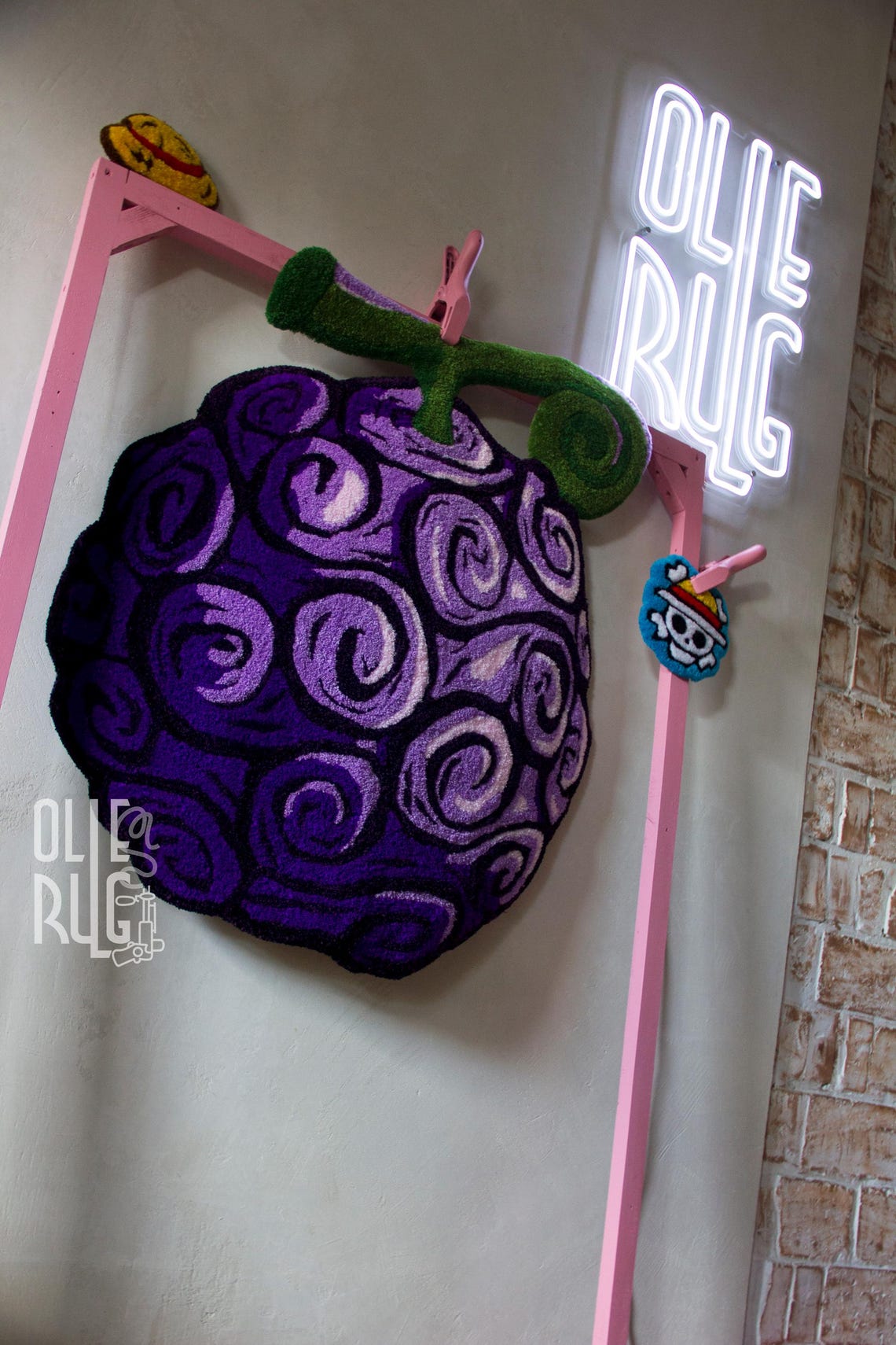 Devil Fruit GOMU GOMU No Mi Japanese Anime - Tufting RUG, Custom Rugs ...