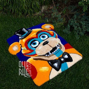 Glamrock Freddy FNAF Security Breach - Tufting RUG, Custom Rugs ...