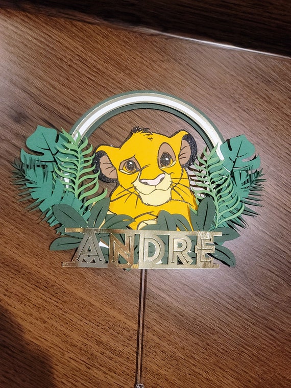 Simba Cake Topper - Etsy