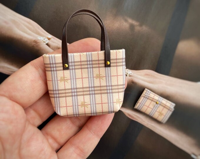 Miniature Shopping Handbag Wallet for Doll Purse Doll 1/6 - Etsy
