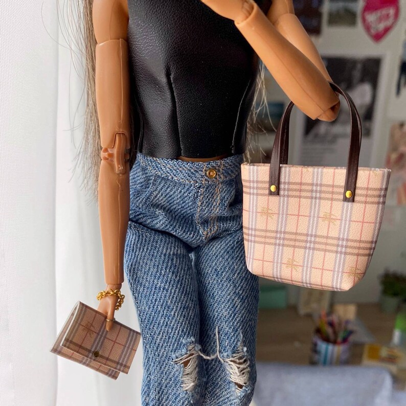 Miniature Shopping Handbag Wallet for Doll Purse Doll 1/6 - Etsy