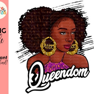 Afro Black Queen Woman Hipster Educated Nubian Glamour Natural Hair ...