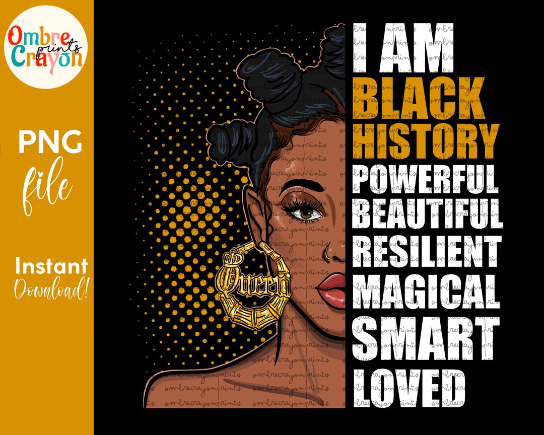 Black History Month PNG BHM Png African American Png Black History is ...