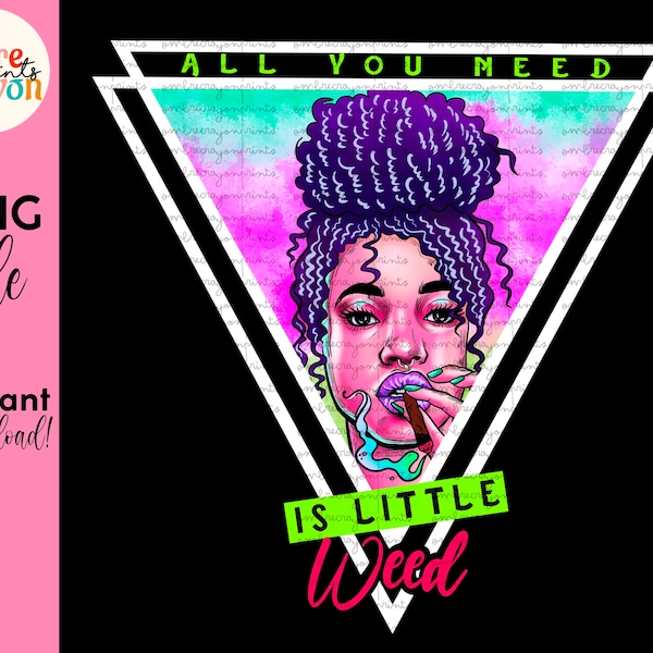 Black Girl Rolling Joint - Etsy Australia
