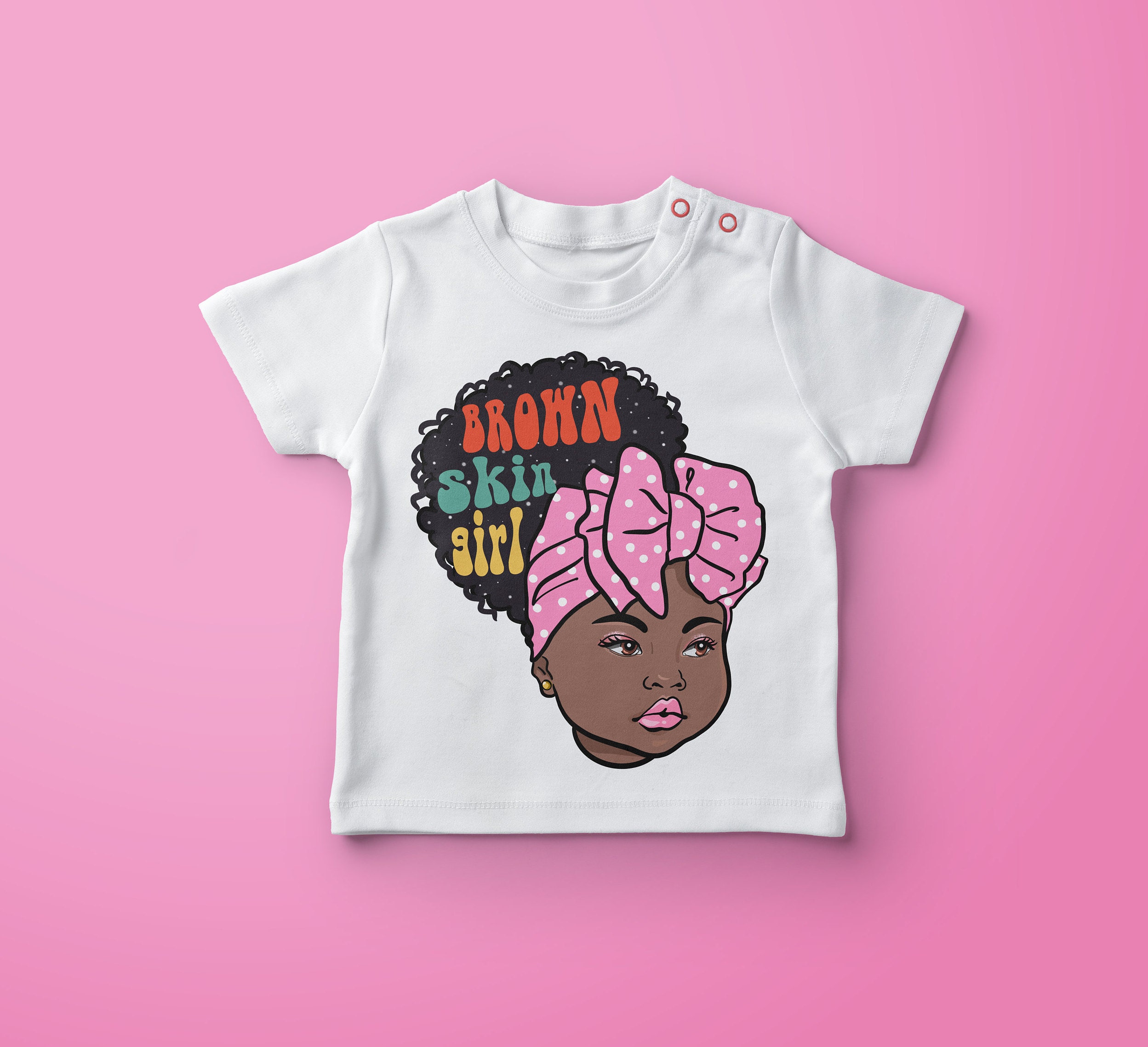 Black Kids Afro Puff Little Melanin Queen Black and Boujee PNG Natural ...