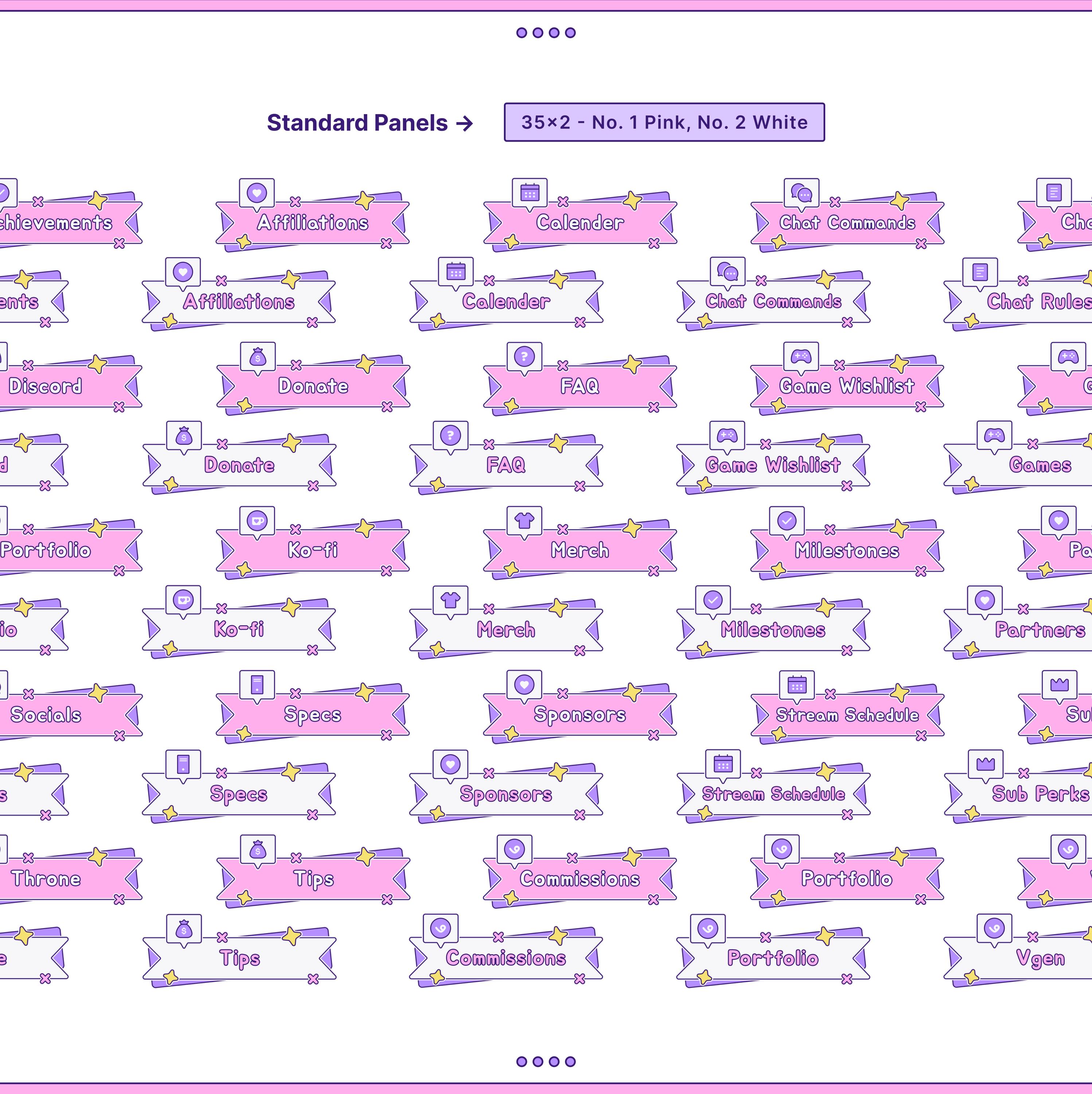 Customizable Doodle Diary Panels // Pink & Purple - Etsy
