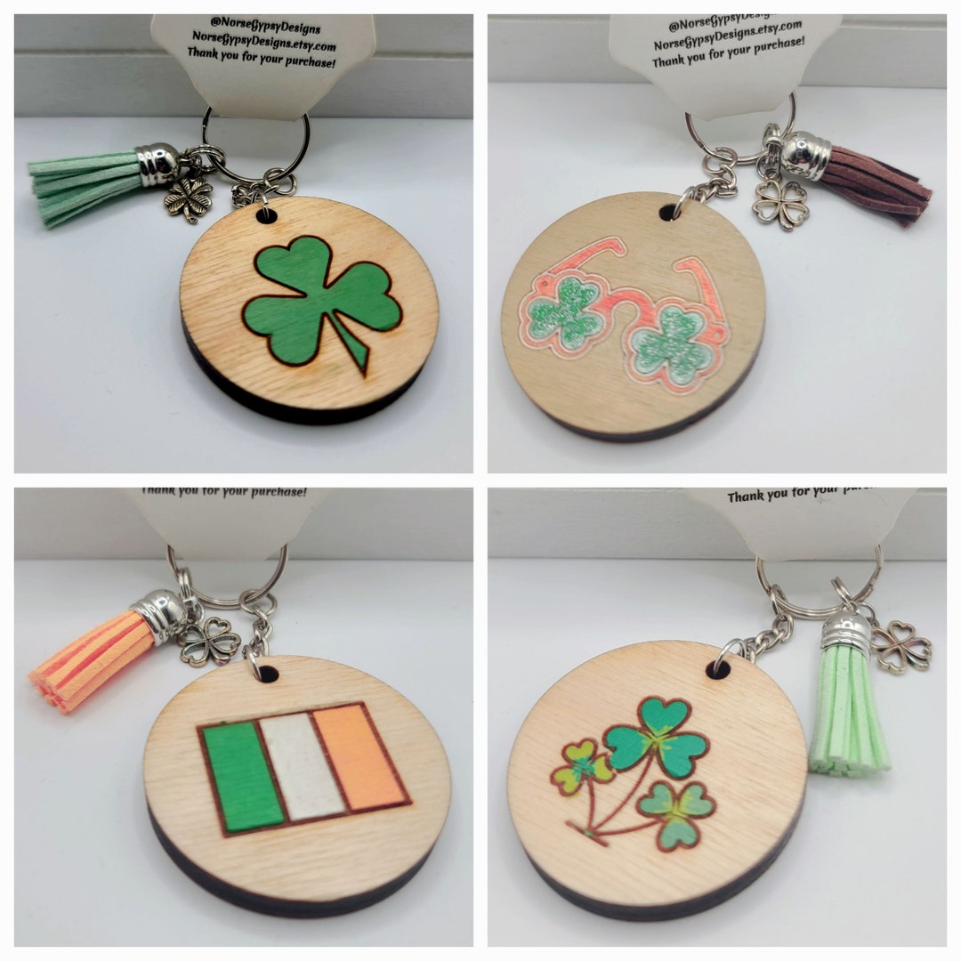 Good Luck Irish Keychains - Etsy