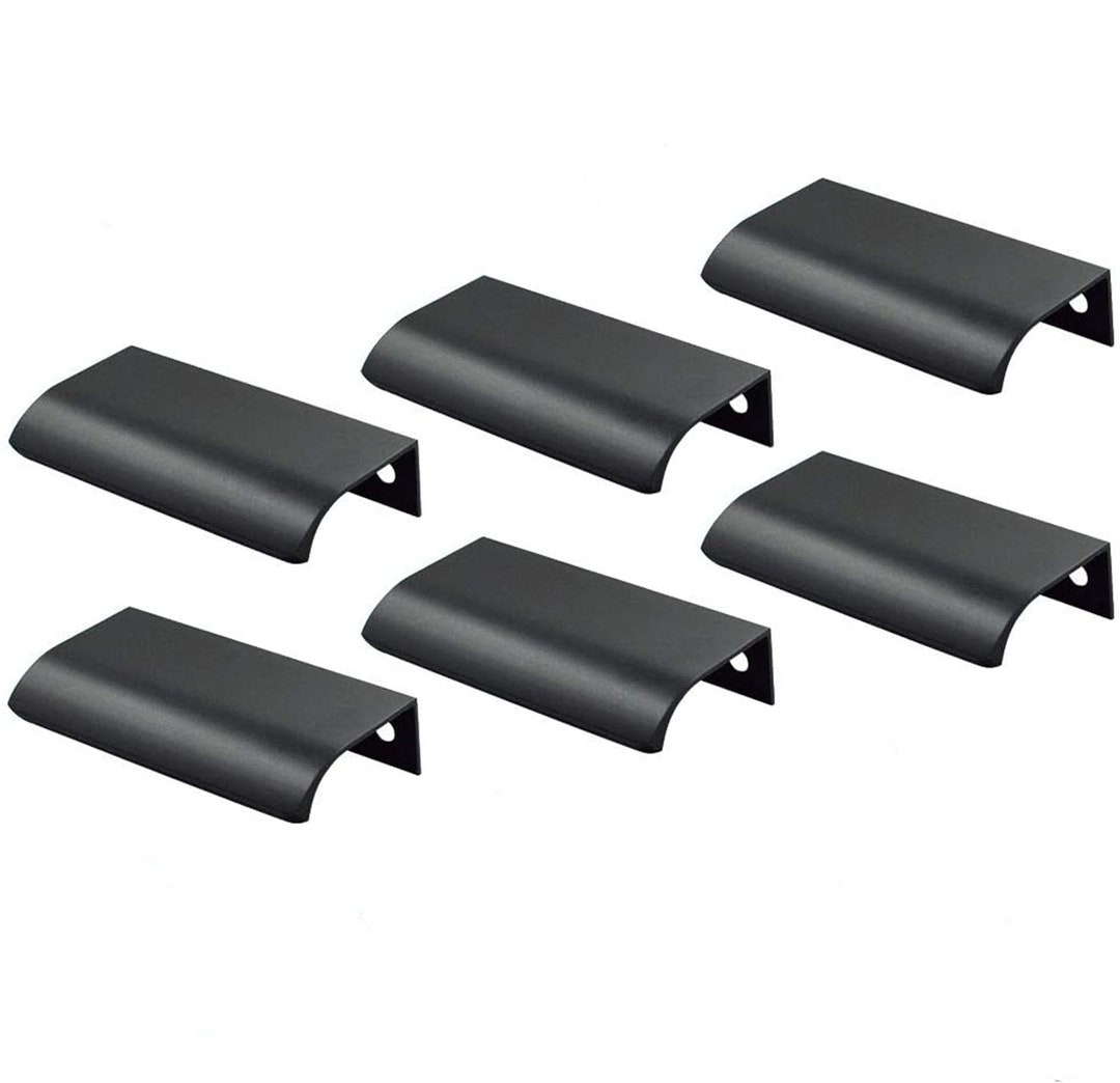 Modern Finger Edge Pulls Tab Pull, Aluminum Alloy Hidden Handles ...