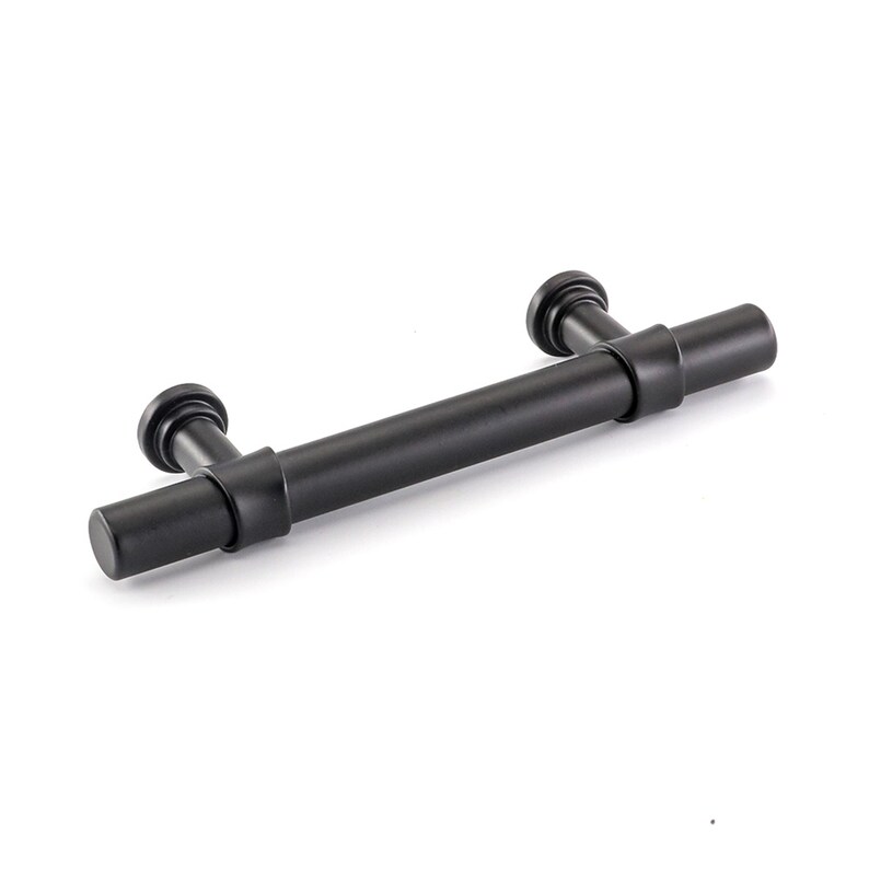 3in Kitchen Cabinet Handles Black Drawer Pulls Matte Black T - Etsy