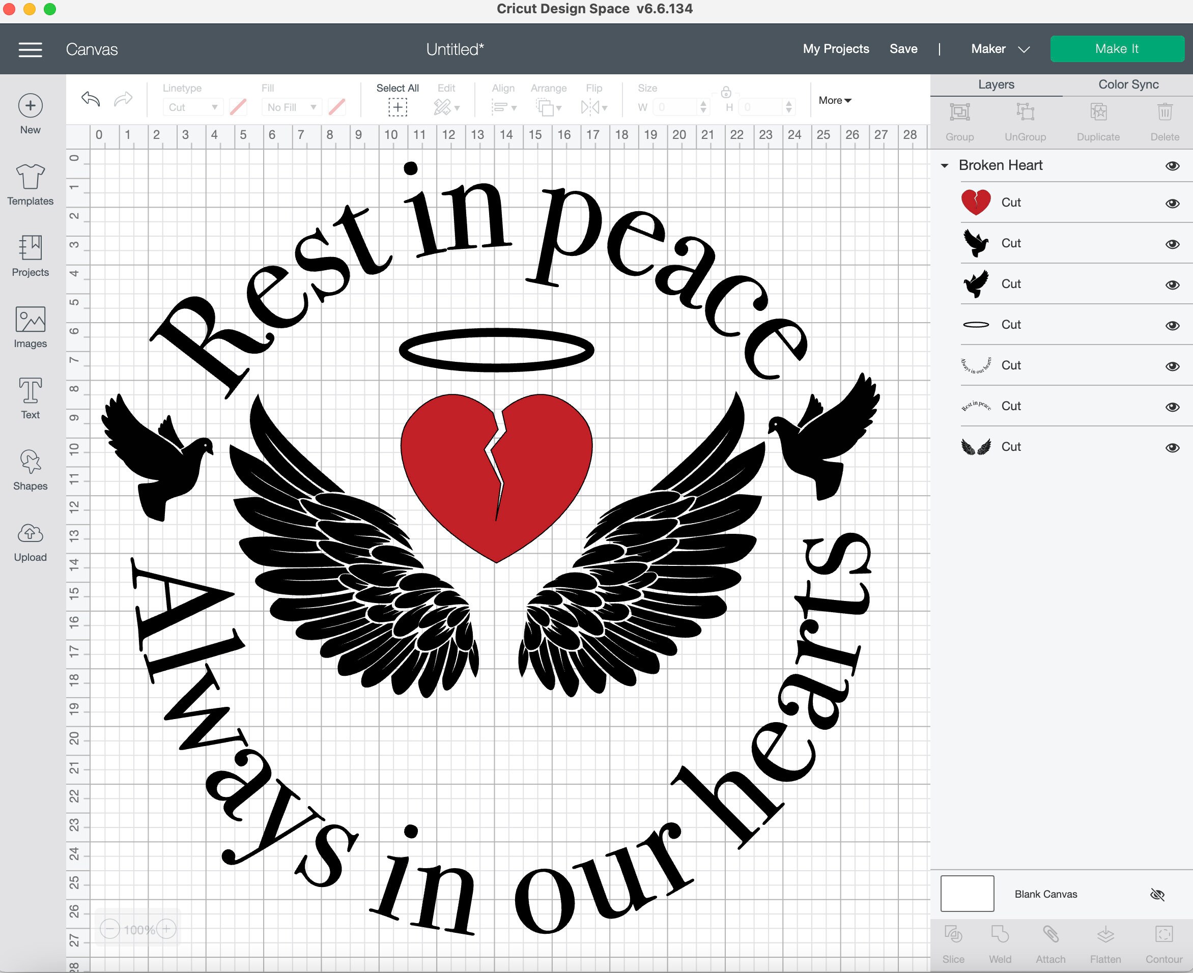 In loving memory svg Rip svg Memorial svg In memory svg | Etsy