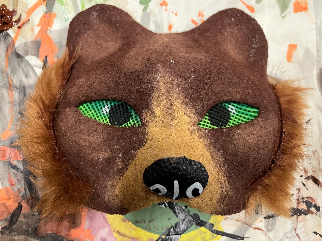Grizzly Bear Mask - Etsy