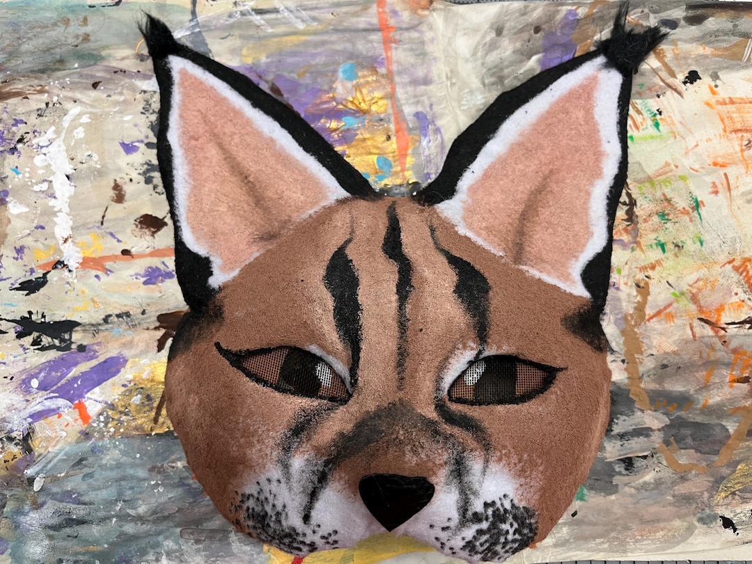 Caracal Cat Mask - Etsy