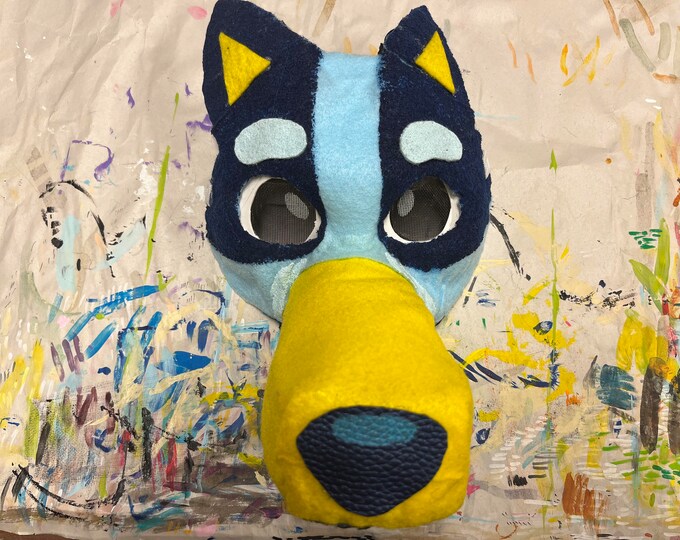 Blue Heeler Mask!! - Etsy