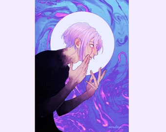 Abstract Manga Print - Etsy