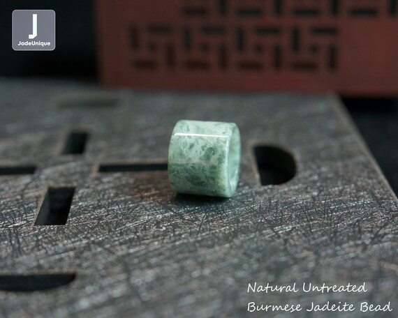 Authentic Jadeite Tube Bead Natural Untreated Burmese - Etsy