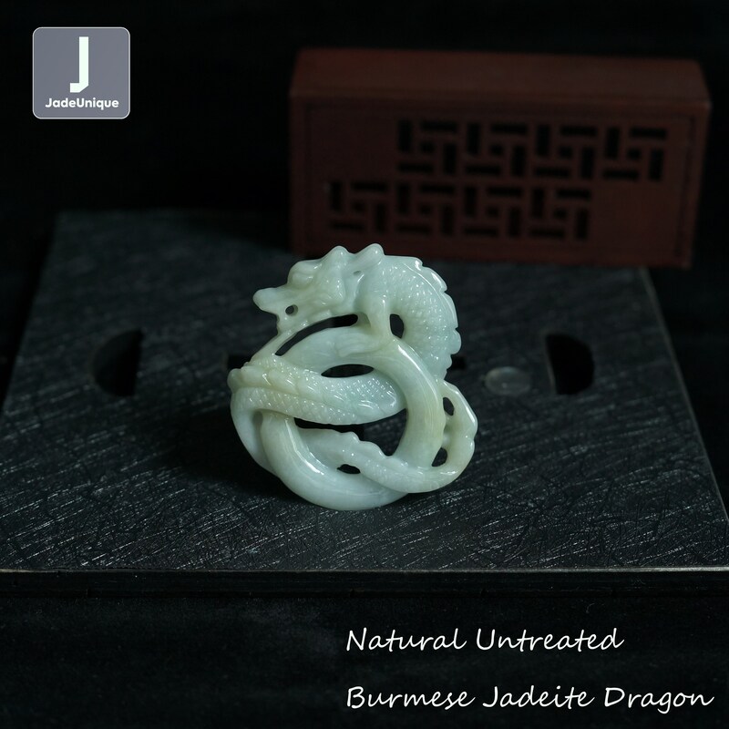 Jade Dragon Pendant - Etsy