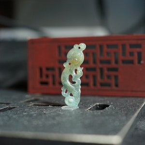 Jadeite Bird Pendant for Necklace | Hand Carved Guatemalan Jadeite ...