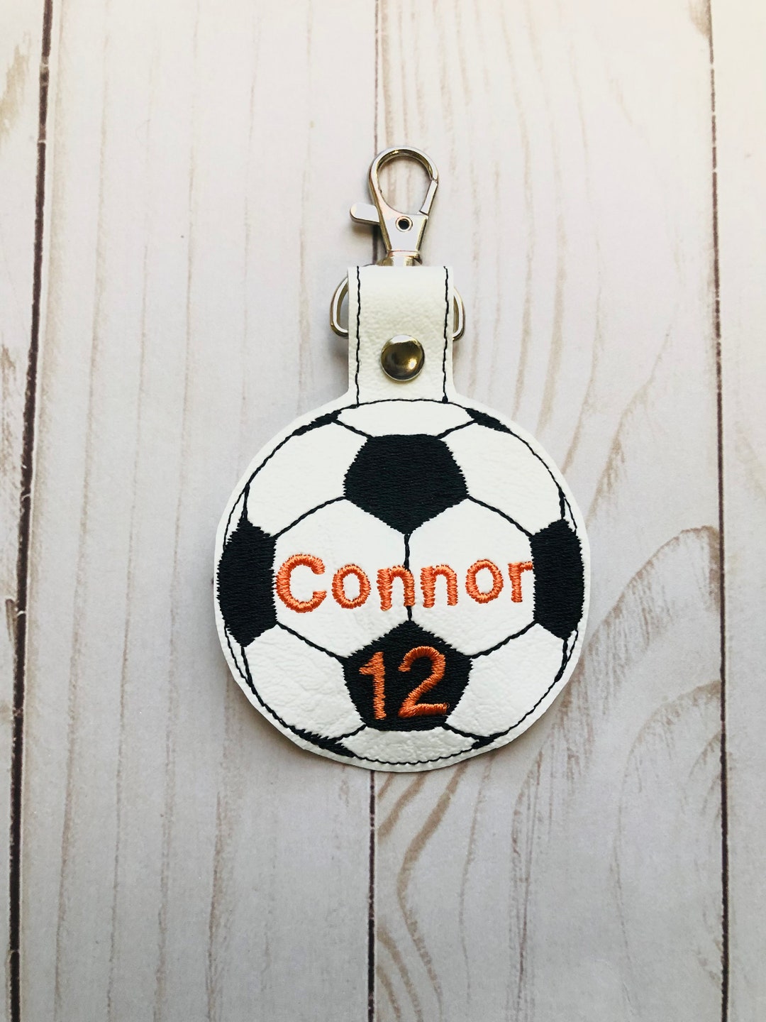 Soccer Bag Tag/soccer Key Fob/personalized Soccer Gift - Etsy