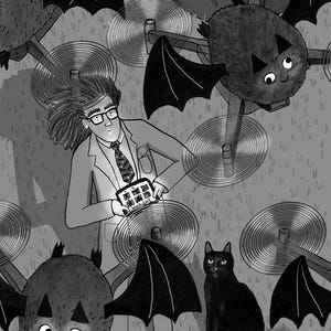 Professor Phew and His Very Special Cat - Etsy