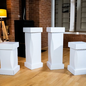 Plinths, X4 Pack, Party Podium, Display Cakes & Presents, Drinks Stand ...