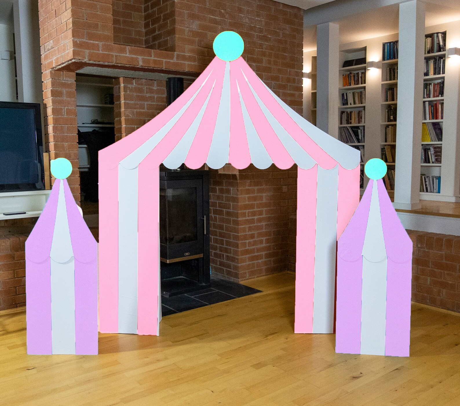 Circus Tent Stands, Huge 7FT Circus Themed Walkthrough Frame, Children ...