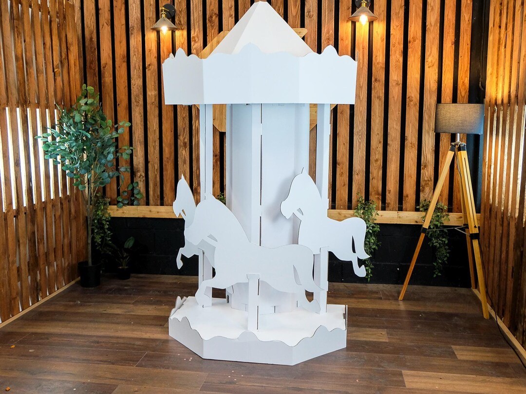 Carousel Huge 7ft Centerpiece for Parties, Funfair / Carnival / Circus ...