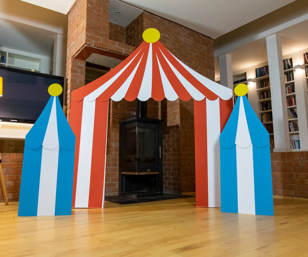 Circus Tent Stands, Huge 7FT Circus Themed Walkthrough Frame, Children ...