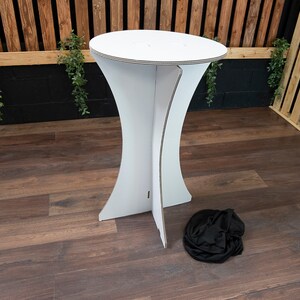 Double Pack Cocktail Party Tables, 3.8ft Tall, Sturdy, Lightweight ...