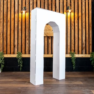 6FT White Cardboard Wedding Arch: Reusable Photo Backdrop - Etsy
