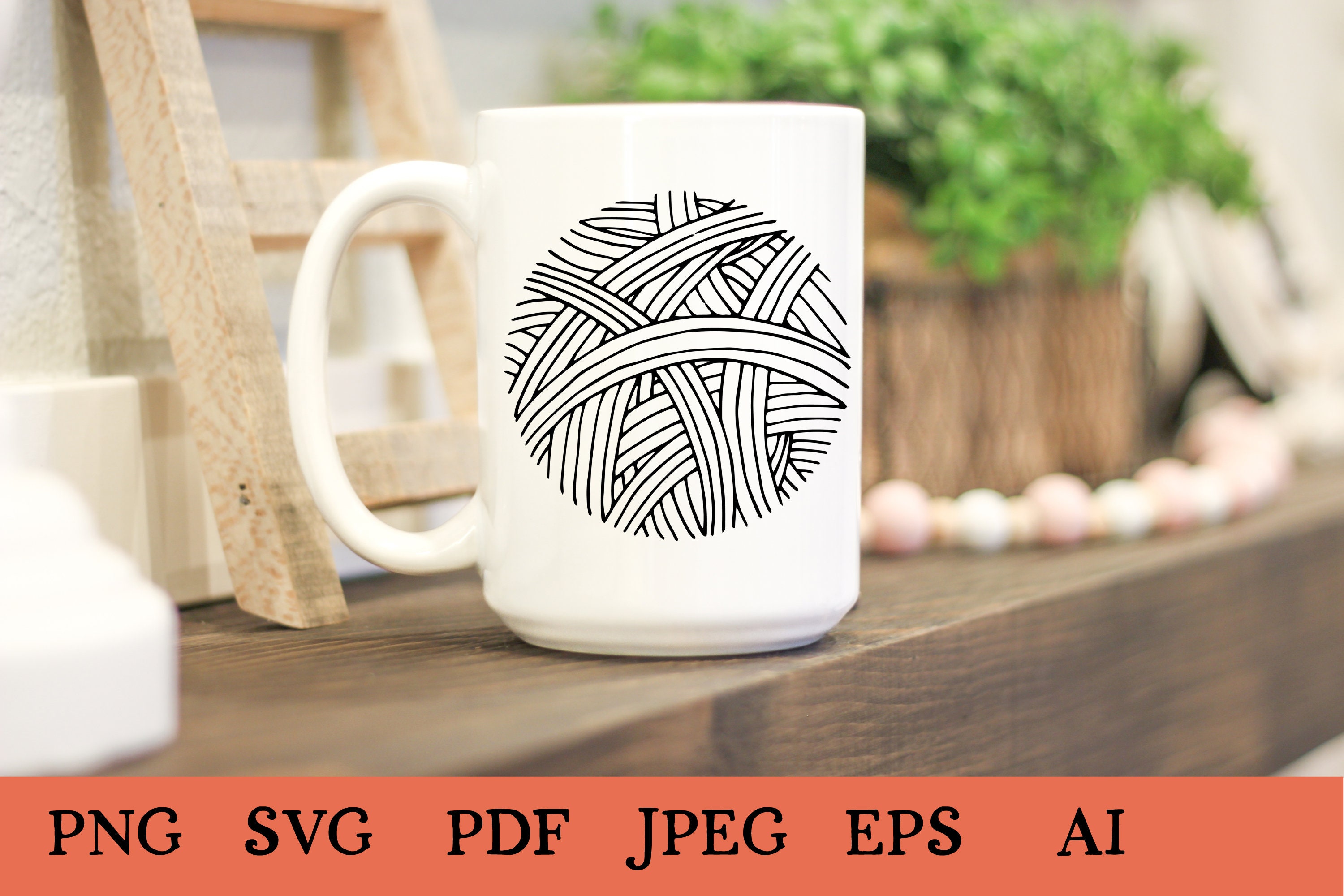 Yarn Balls Knitting and Crochet Digital SVG Bundle, Knitting SVG ...