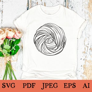Yarn Balls Knitting and Crochet Digital SVG Bundle, Knitting SVG ...
