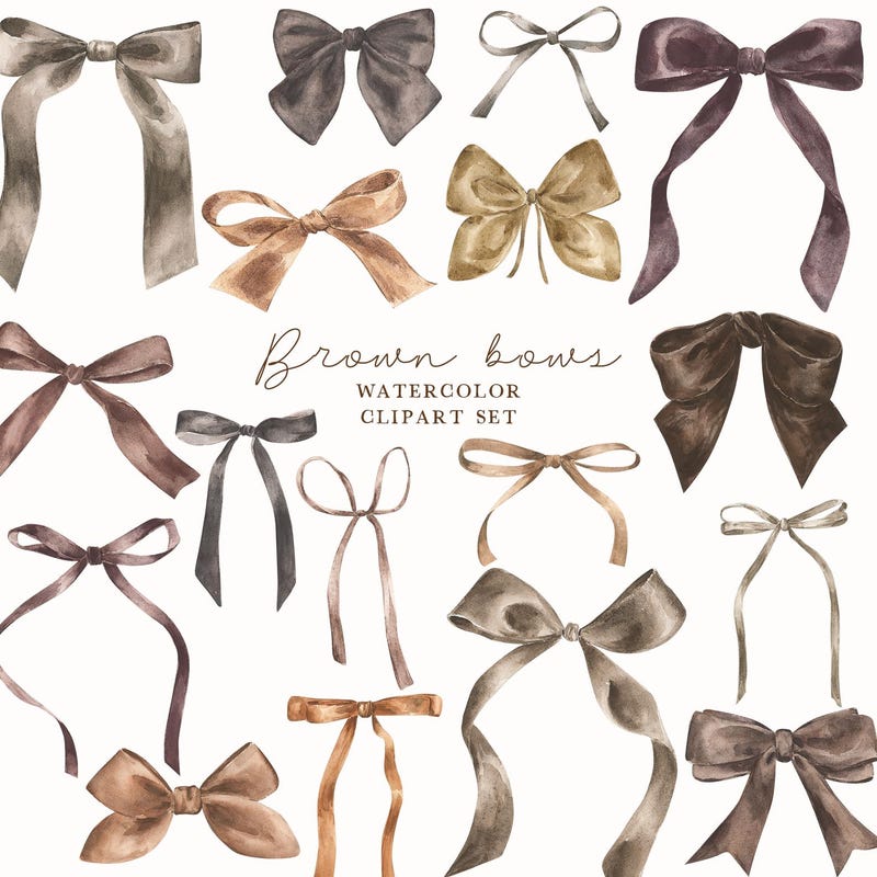 Neutral Brown Clipart - Etsy