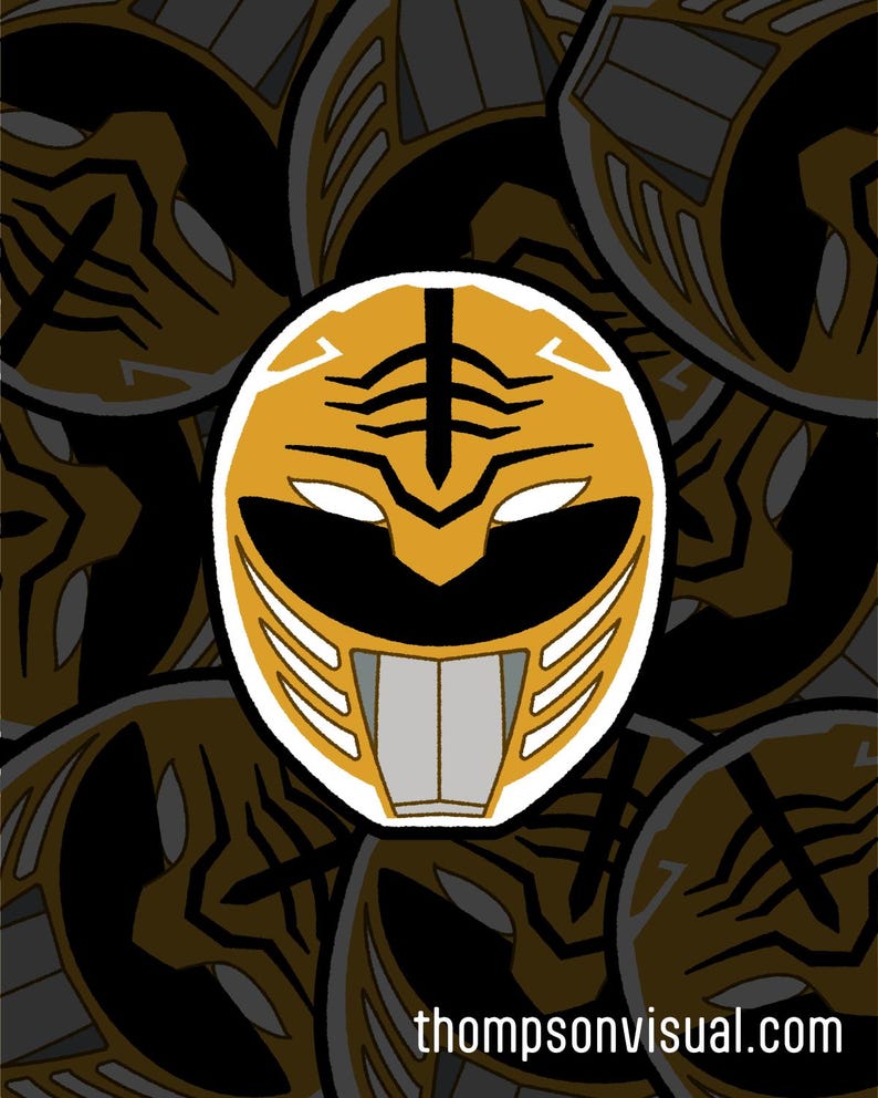 Stickers - Tommy Oliver Master Morpher Power Rangers 90’s Retro (MMPR ...