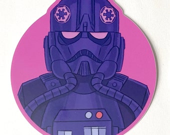 Tie Fighter Sticker - Etsy