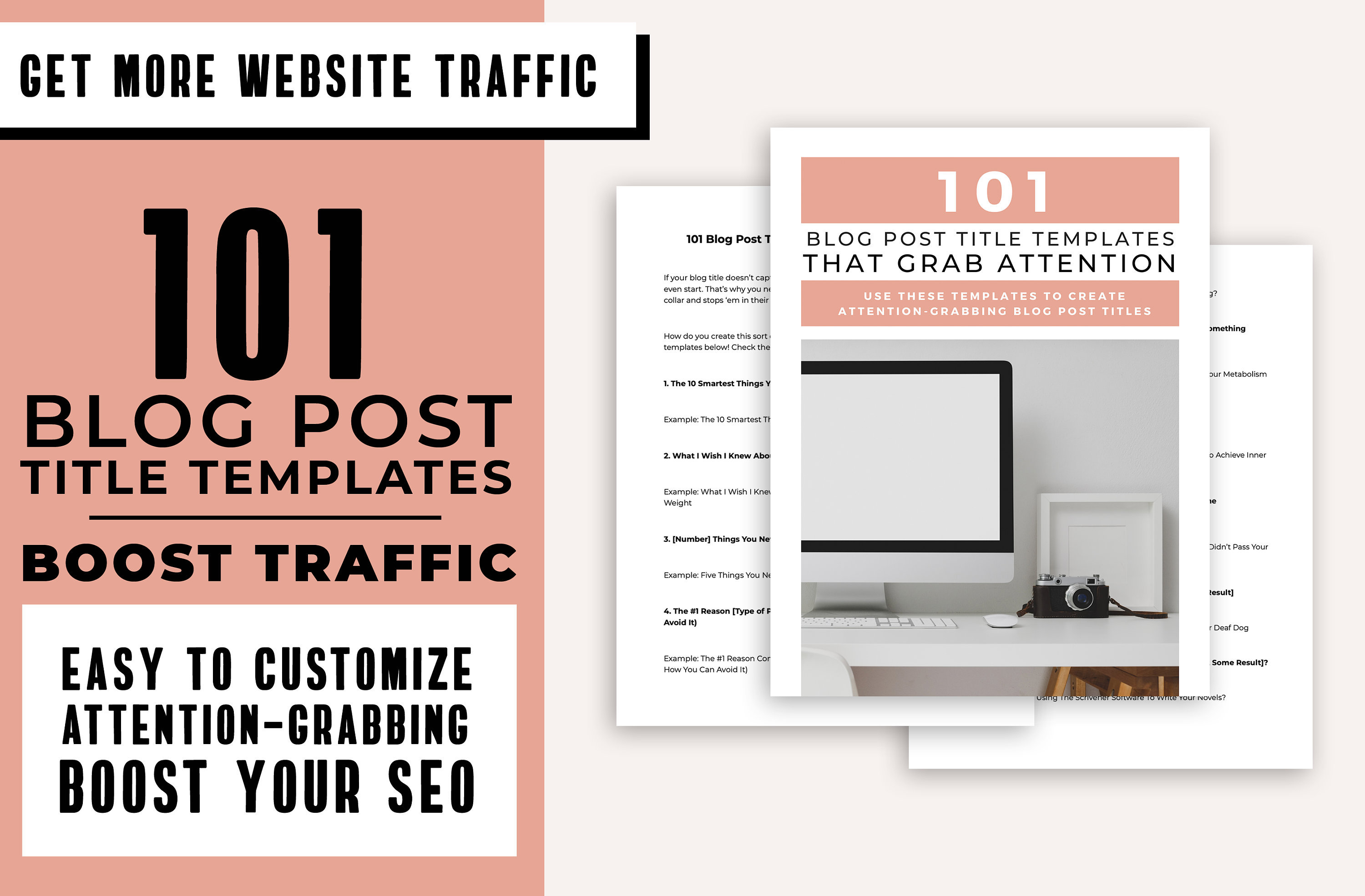 Blogger Template; Blog Title Template for Entrepreneurs; Blog Template ...