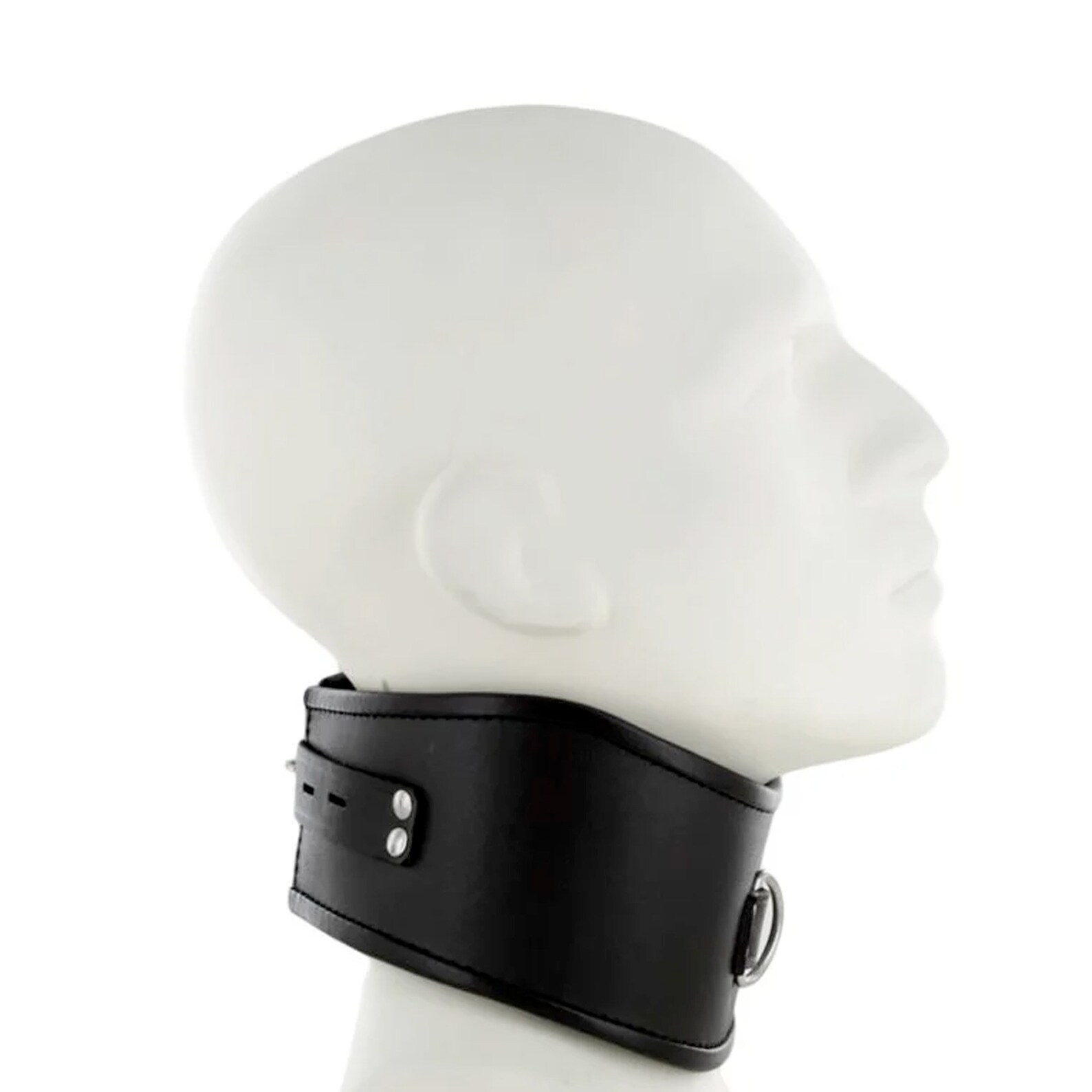 Padded Leather Locking Posture Collar Genuine Leather Locking Etsy