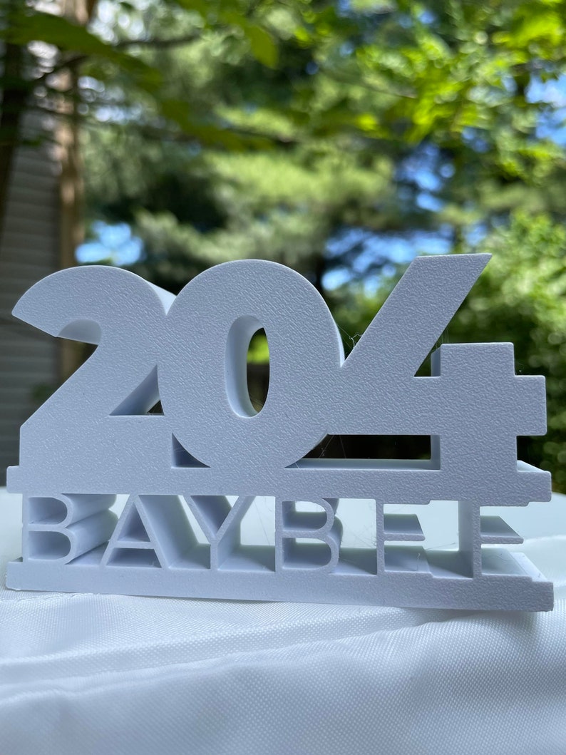204 Area Code "baybee" Word Art, 1st Generation - Etsy