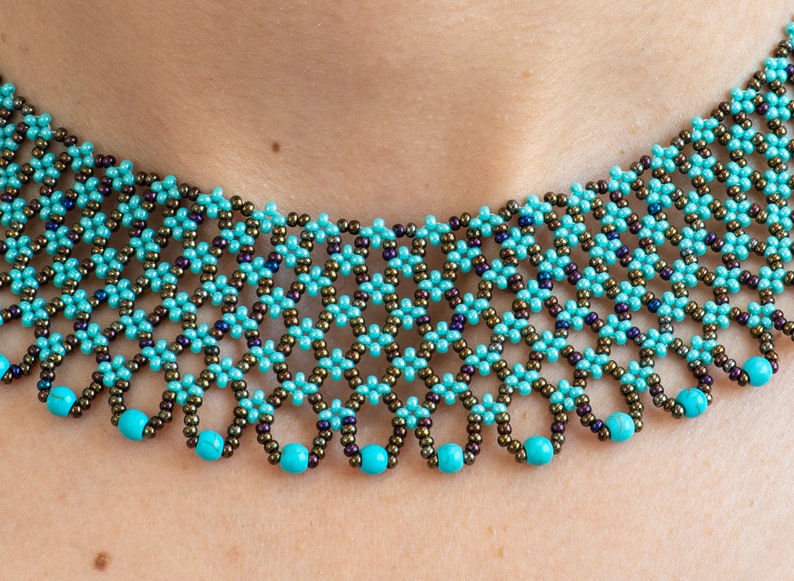 RGB Collar Necklace Style, Ginsburg Beaded Jewelry, Dissent Collar ...