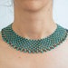RGB Collar Necklace Style Ginsburg Beaded Jewelry Dissent - Etsy