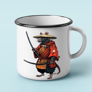 Rat Clipart, Rat Samurai With a Sword, 300 DPI, Transparent Background ...