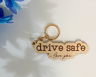 Drive Safe Keychain - Etsy