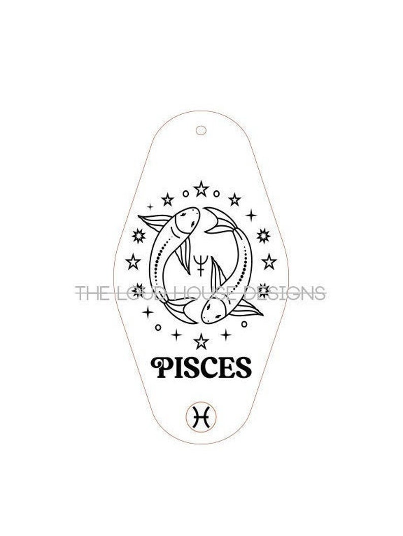 PISCES ZODIAC SVG - Etsy