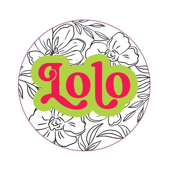 FLORAL BACKER NAMES | Etsy