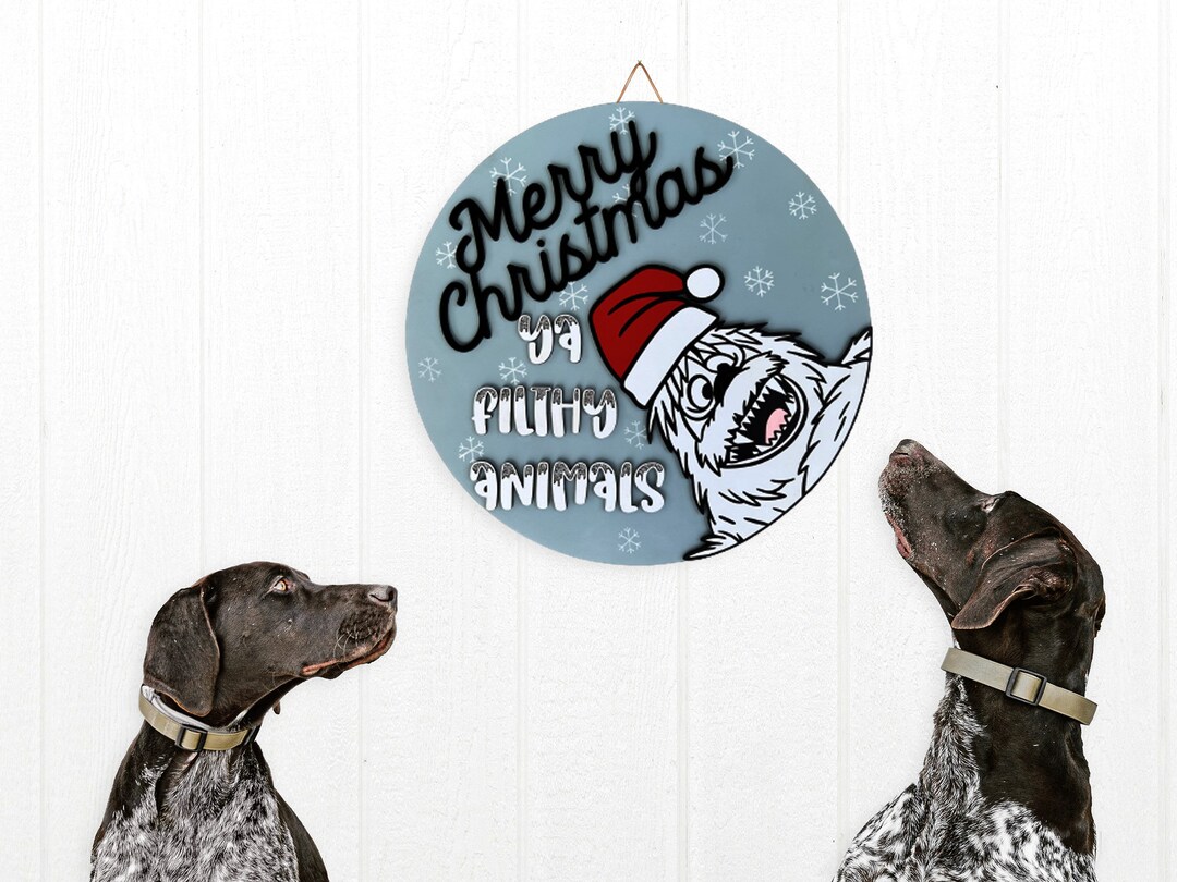 Yeti Door Hanger || Christmas Yeti || Yeti SVG || Holiday SVG || Porch ...