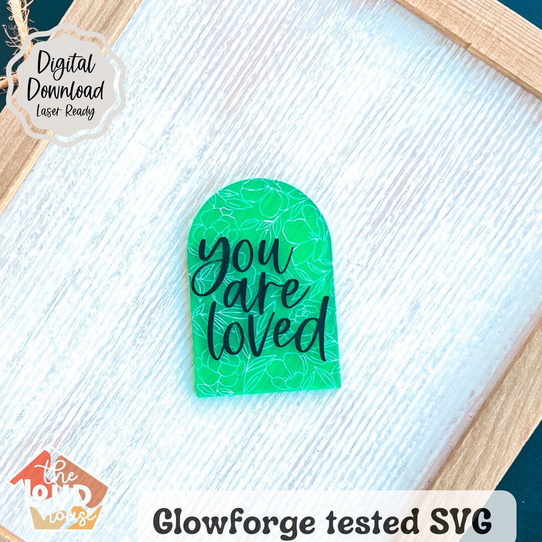 Floral Line Backer | Floral Score File | Laser Ready SVG | Floral ...