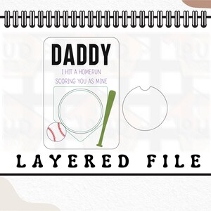 Home Run Dad || Dad Photo Frame SVG || Fathers Day SVG || Laser Ready ...