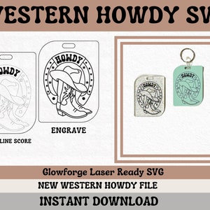 Horse Shoe Western SVG || Single Line Art || Glowforge File || Laser ...