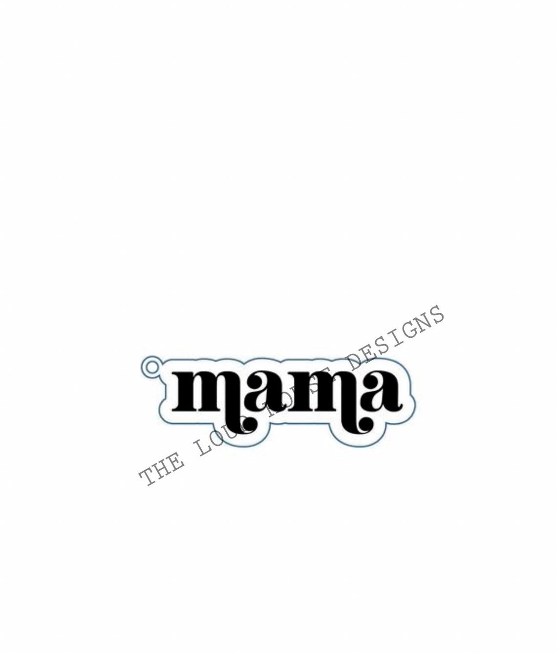 Mama Keychain Svg - Etsy